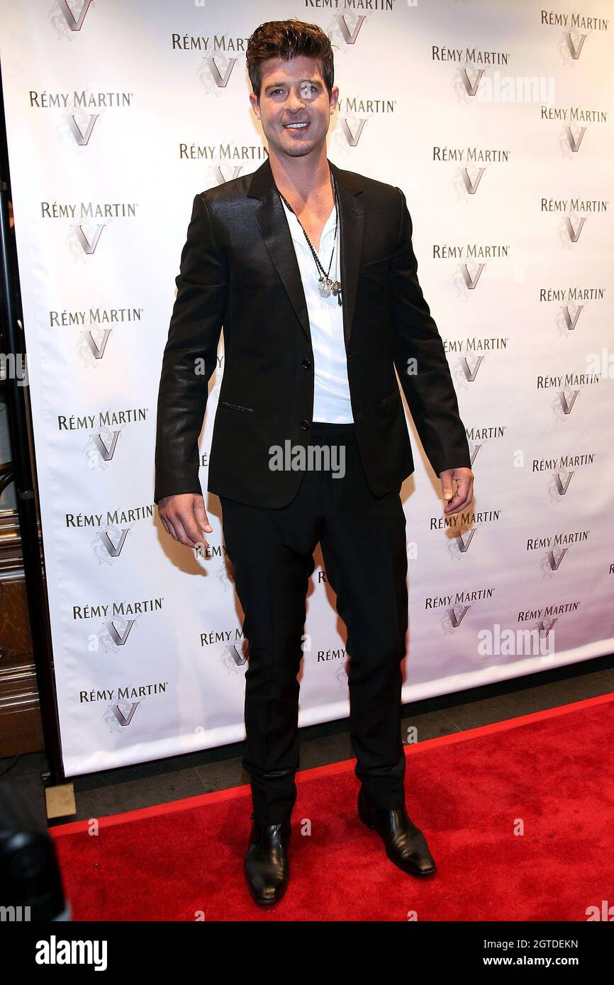 New York, NY, USA. 12 July, 2011. Robin Thicke at the Remy Martin V ...