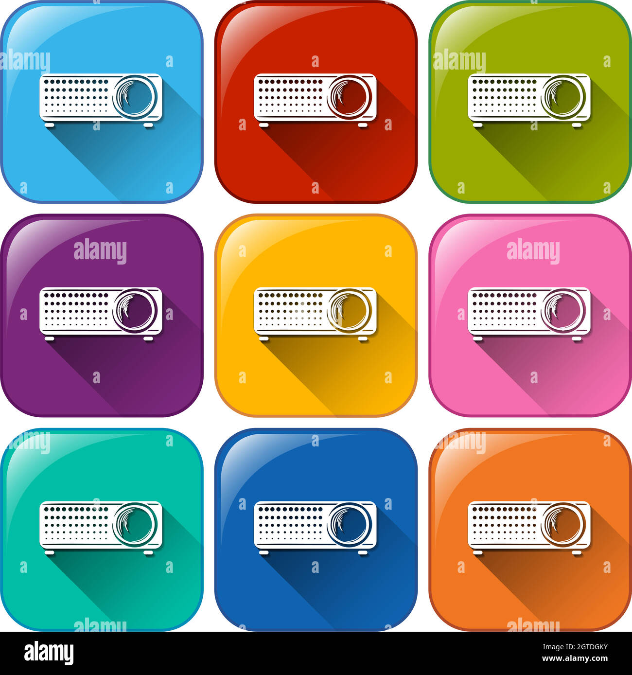 Icons with remote controls Stock Vector Image & Art - Alamy