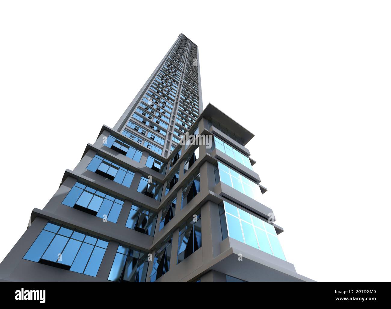 3d rendering high rise building exterior Stock Photo - Alamy