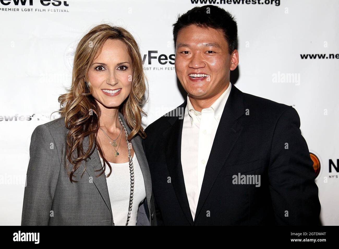 New York, NY, USA. 22 July, 2011. Singer, Chely Wright, Lt. Dan Choi at ...