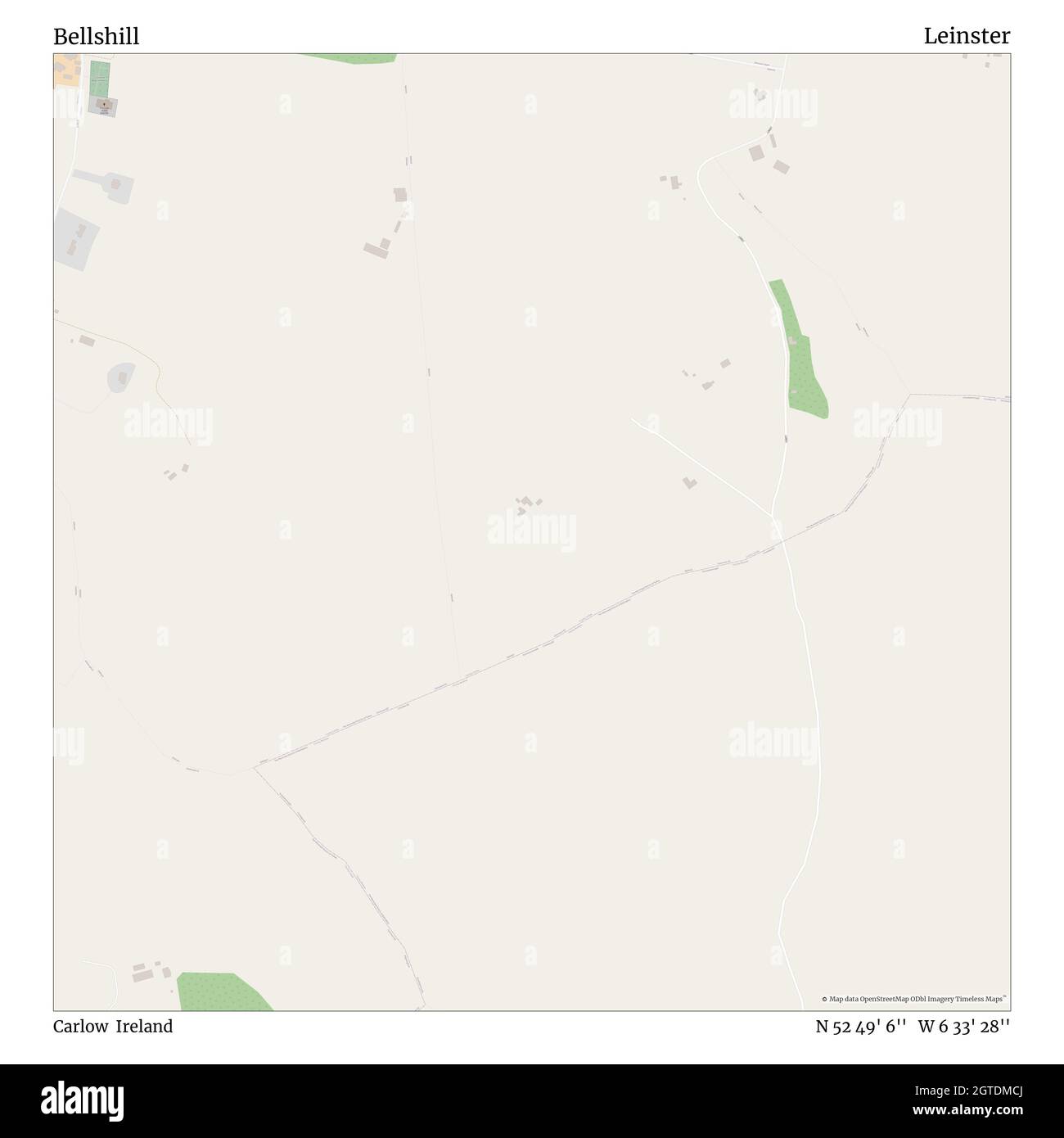 Bellshill, Carlow, Ireland, Leinster, N 52 49' 6'', W 6 33' 28'', map ...