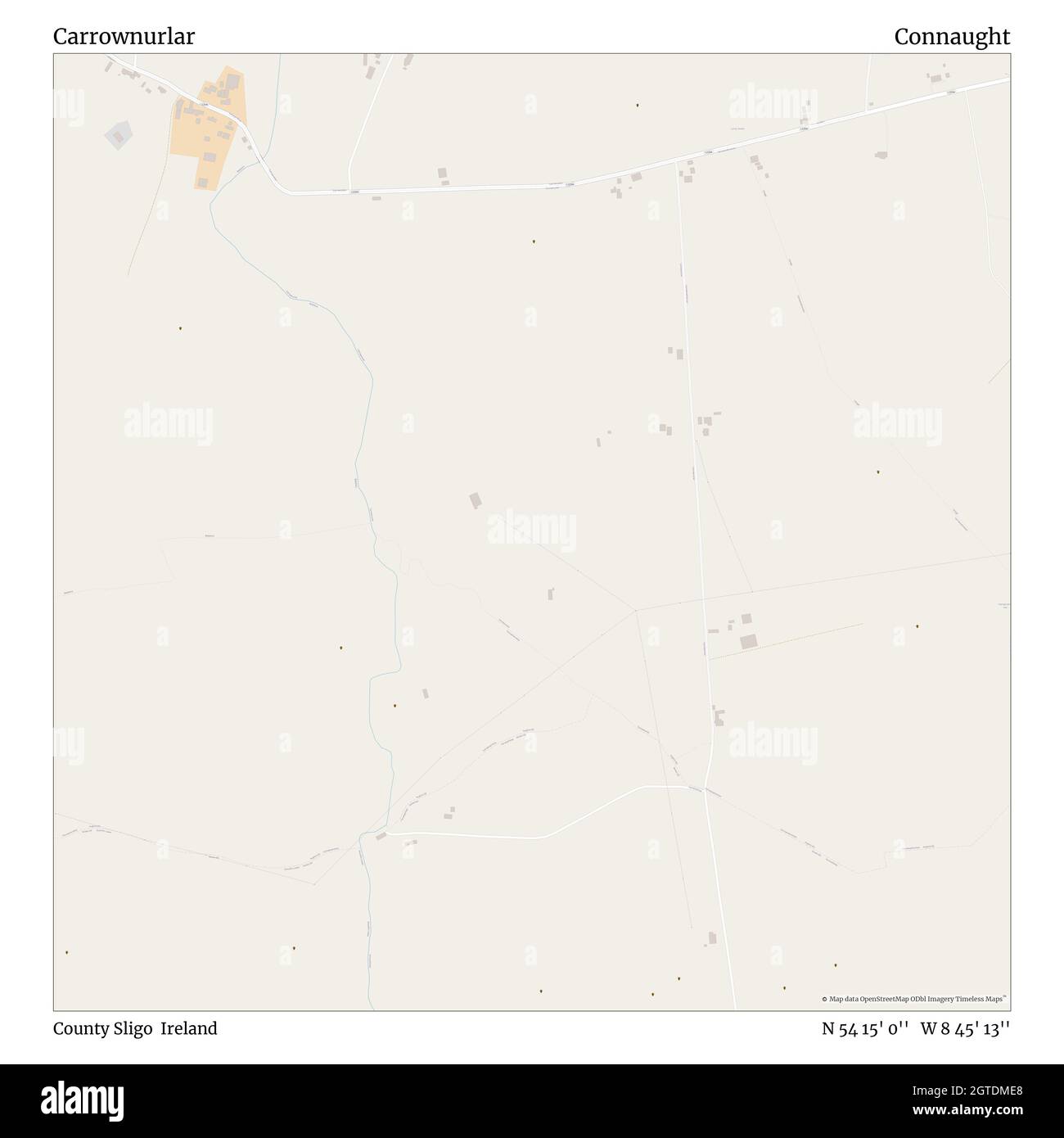 Carrownurlar, County Sligo, Ireland, Connaught, N 54 15' 0'', W 8 45 ...