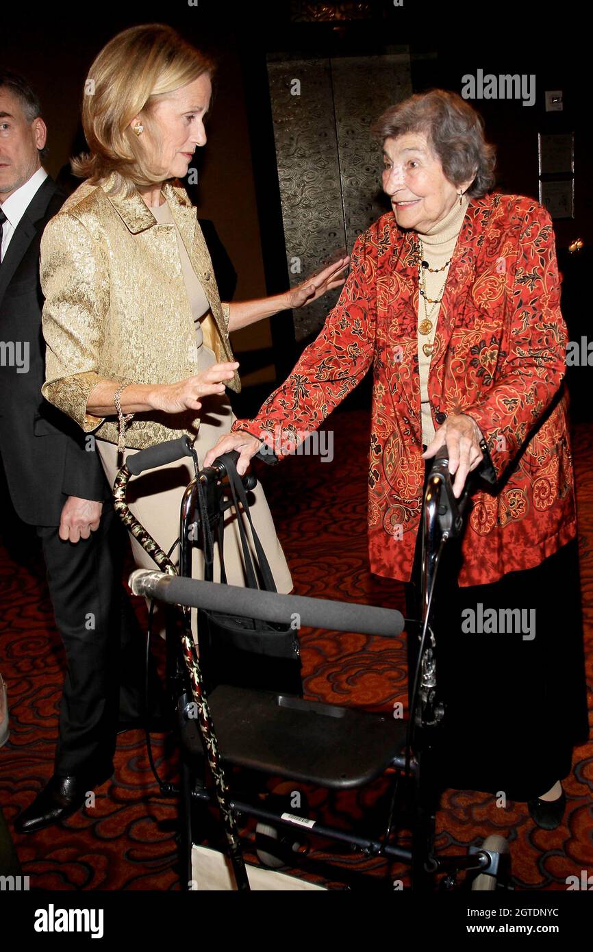 New York, NY, USA. 7 November, 2011. Susan Burden, Rose Dobrof at the ...
