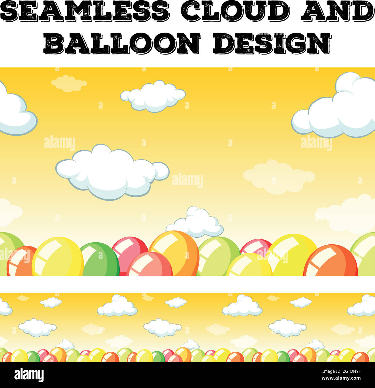 Balloon pattern design Stock Vector Images - Alamy