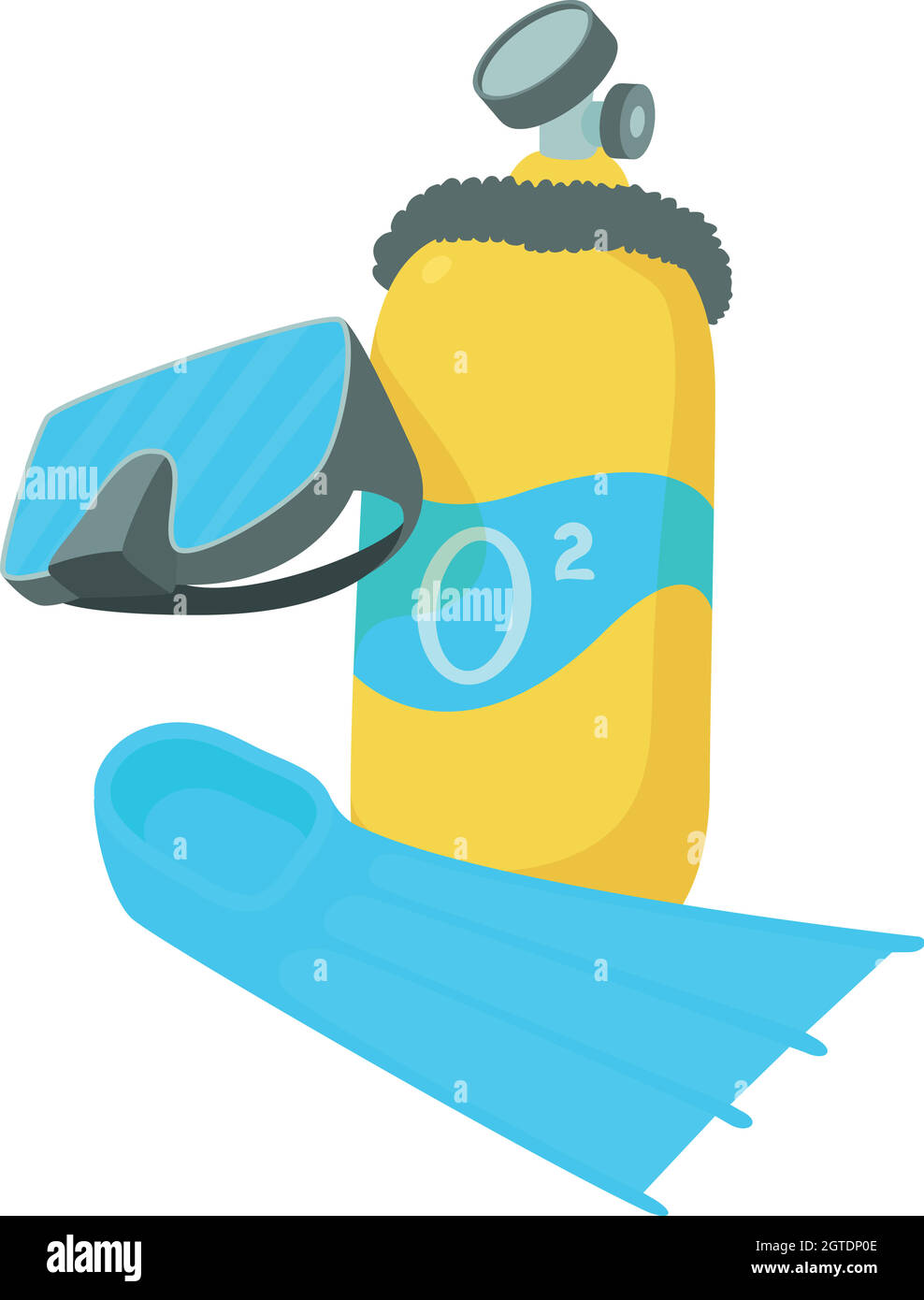 Diving icon, cartoon style Stock Vector Image & Art - Alamy