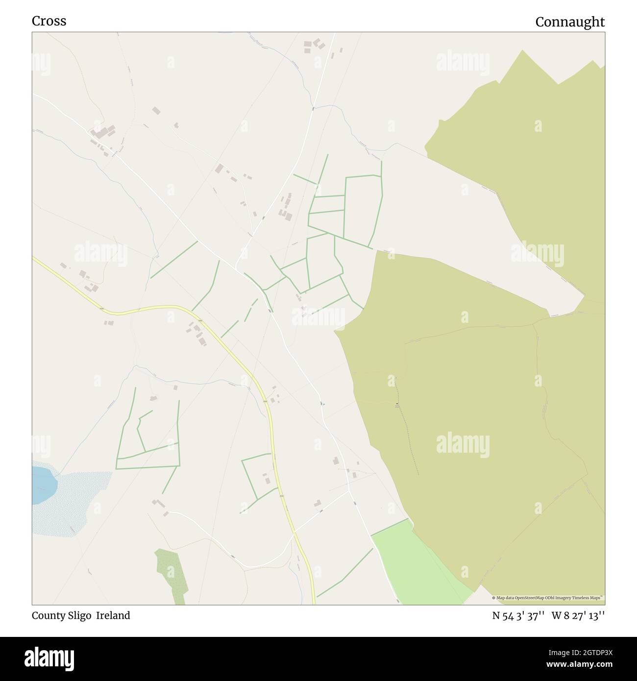 Cross county map hi-res stock photography and images - Alamy