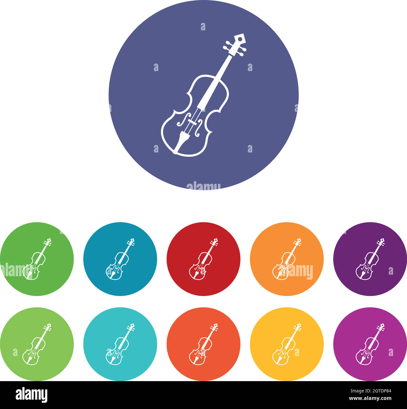 Cello set icons Stock Vector Image & Art - Alamy