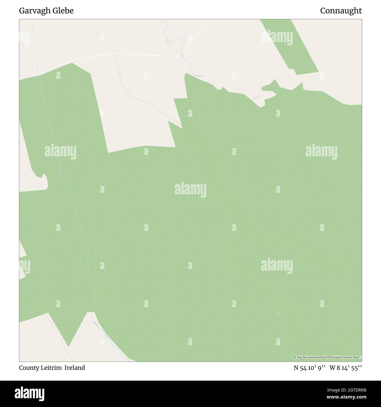 Garvagh Glebe, County Leitrim, Ireland, Connaught, N 54 10' 9'', W 8 14 ...