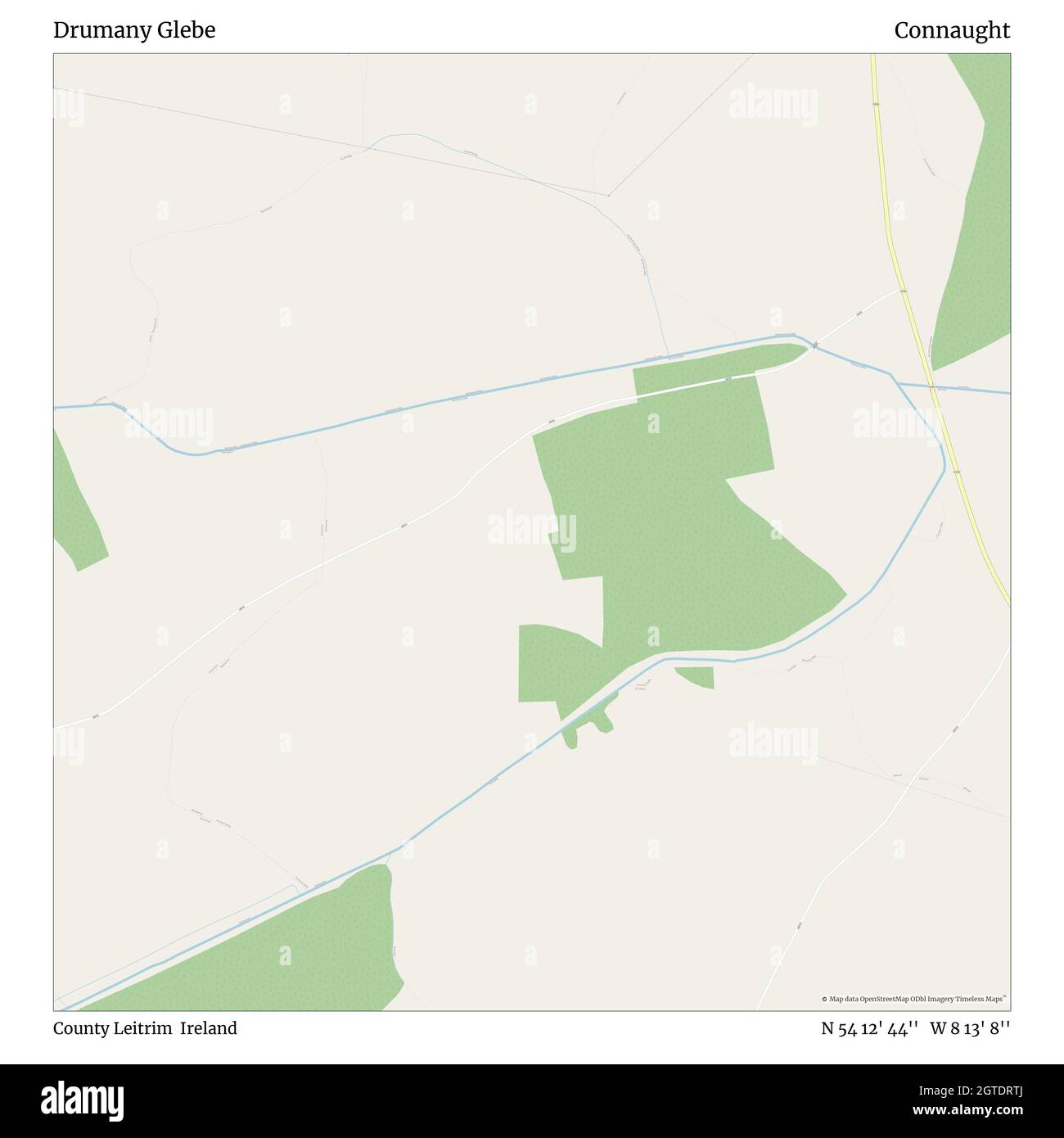 Drumany Glebe, County Leitrim, Ireland, Connaught, N 54 12' 44'', W 8 ...