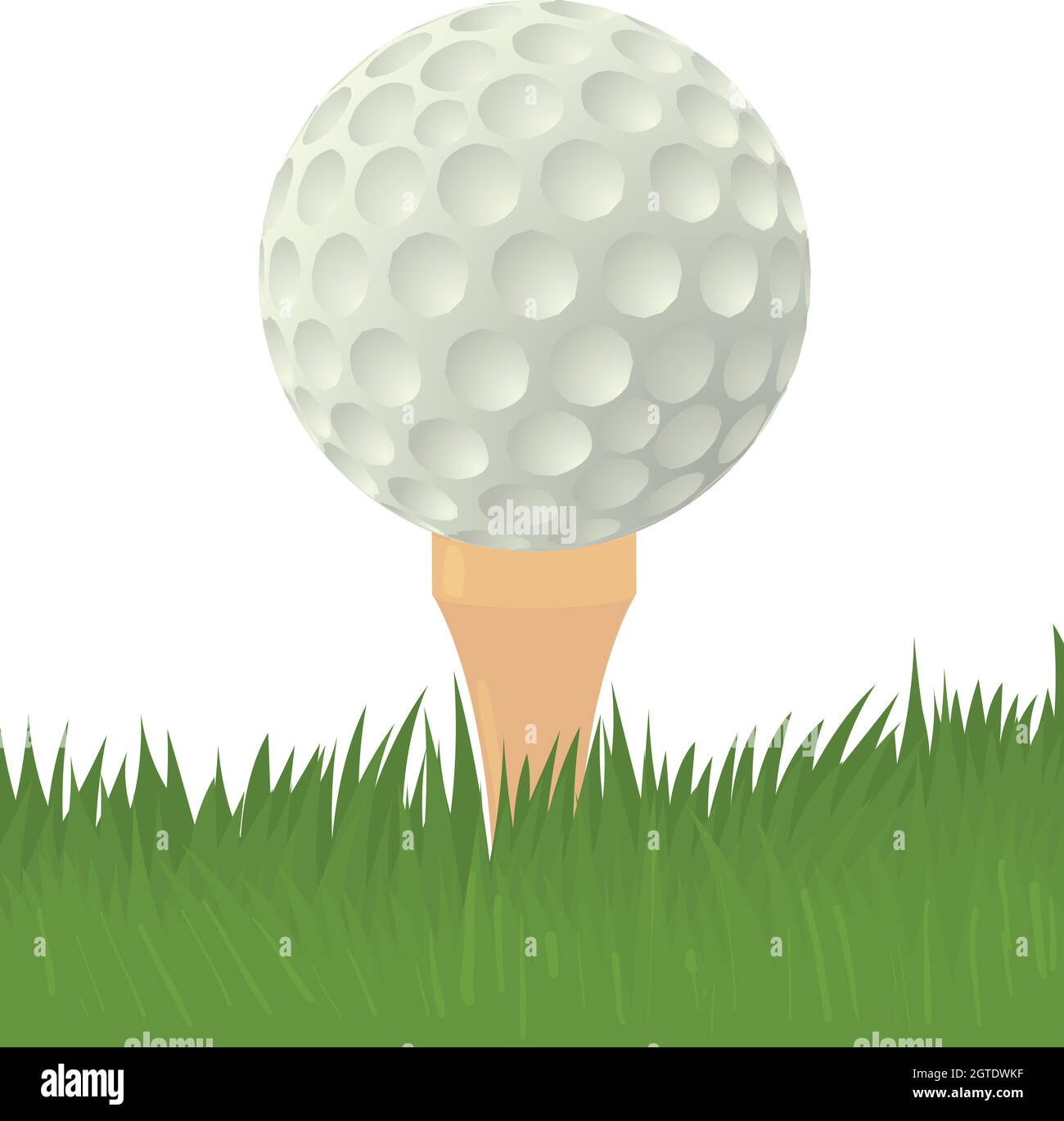 Golf Ball Vector Stock Vector Images Alamy