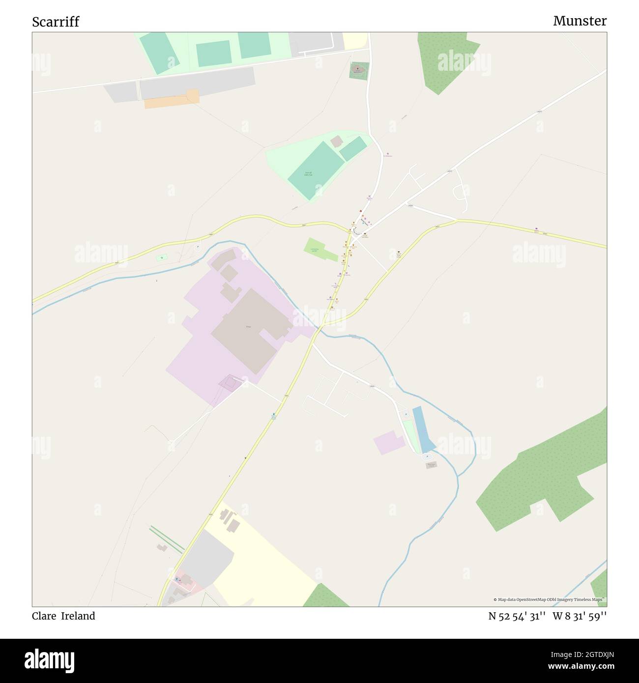 Scarriff, Clare, Ireland, Munster, N 52 54' 31'', W 8 31' 59'', map ...