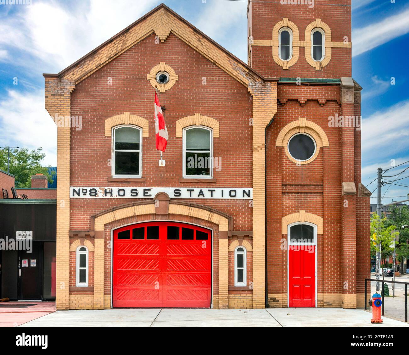 Number 8 Hose Station, a heritage building in College Street in Toronto ...