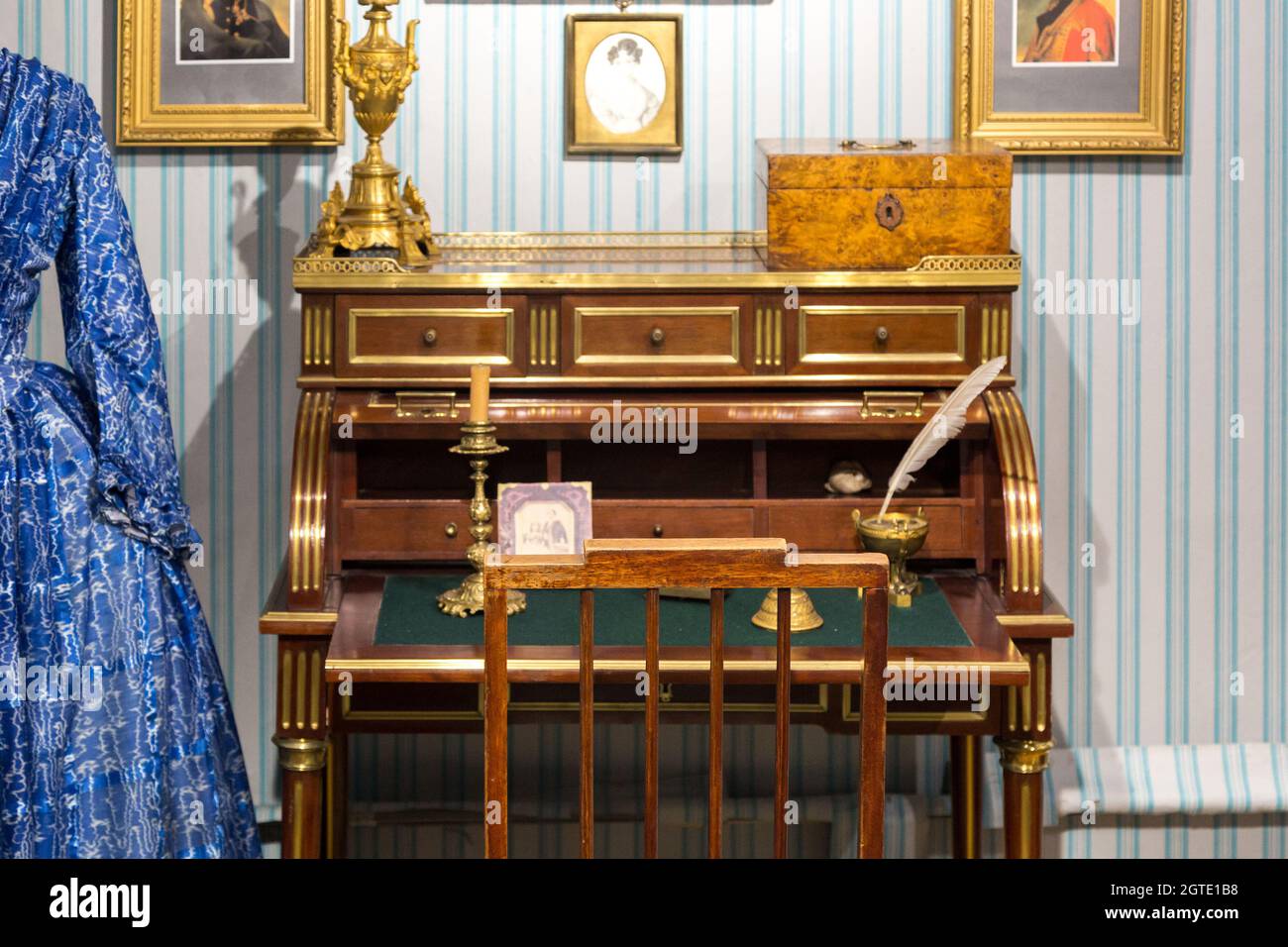 Irkutsk, Russia - July 27, 2021 Russian Museum of the 18th century ...