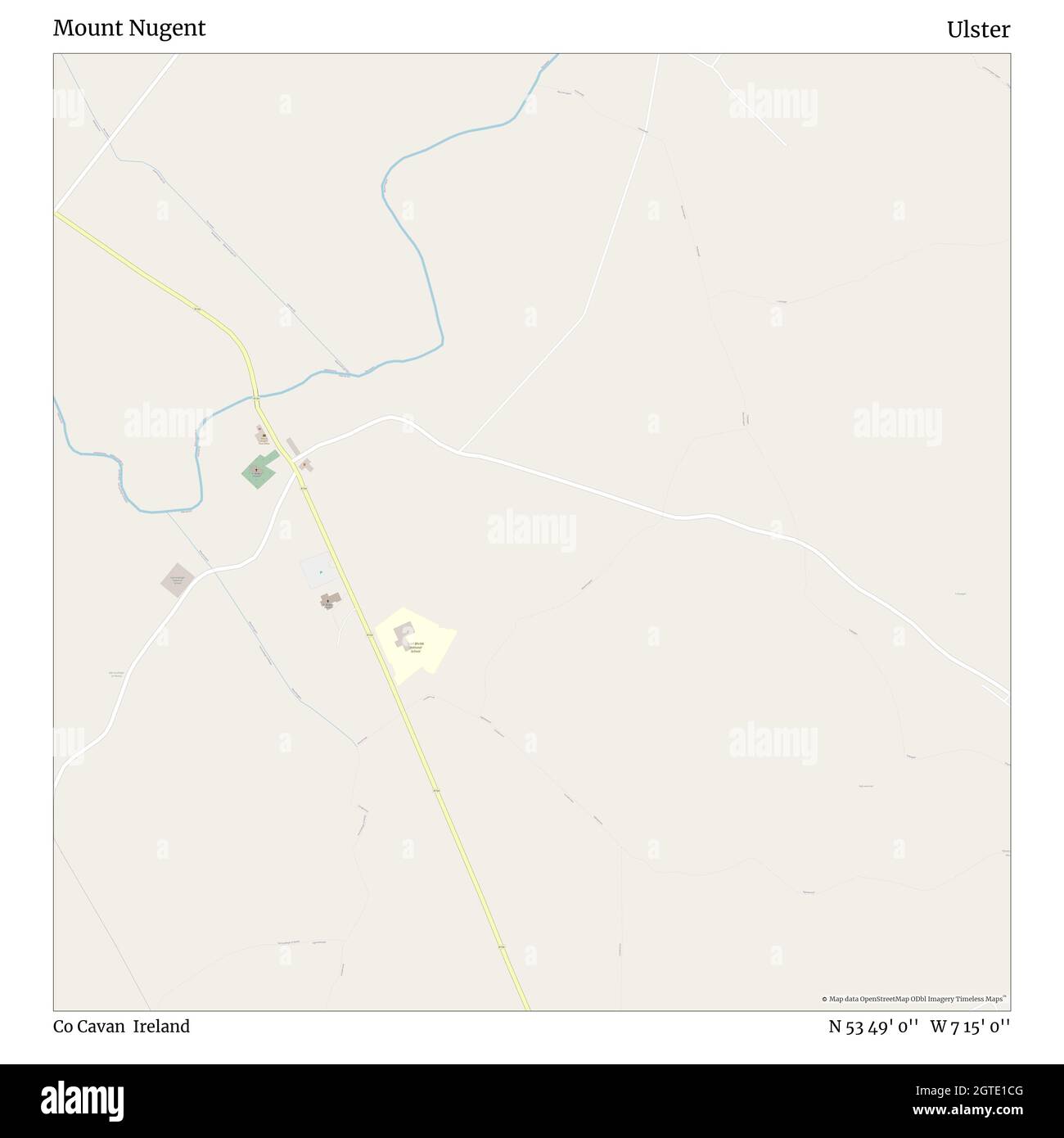 Mount Nugent, Co Cavan, Ireland, Ulster, N 53 49' 0'', W 7 15' 0'', map ...