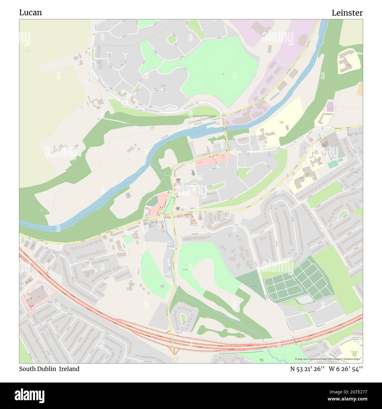 Lucan, South Dublin, Ireland, Leinster, N 53 21' 26'', W 6 26' 54 ...