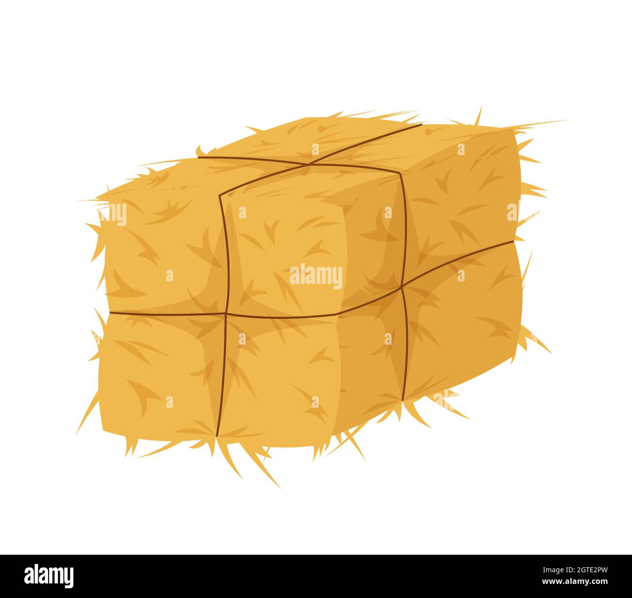 Square hay stack Stock Vector Images - Alamy
