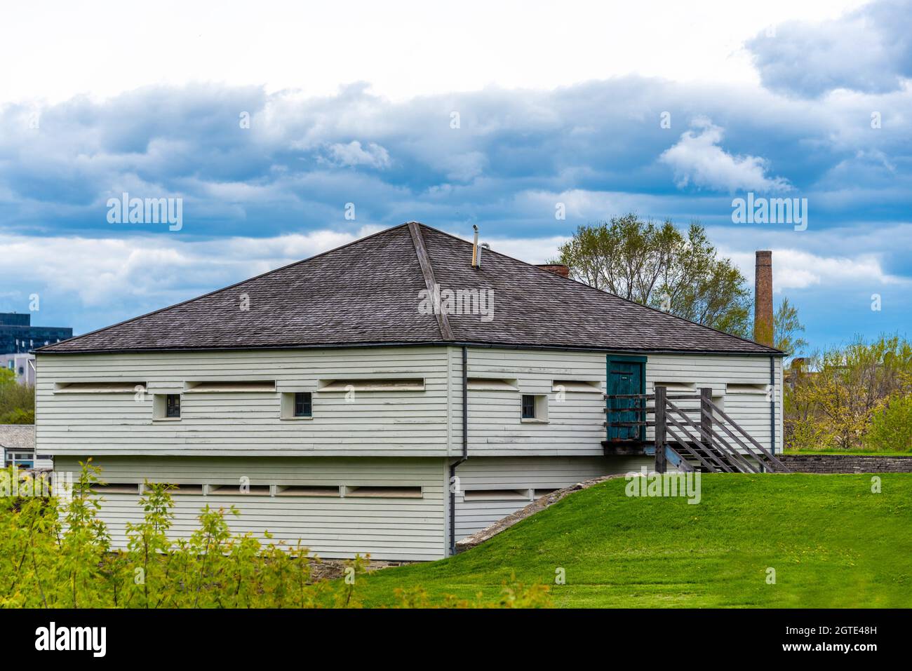 Fort York colonial architecture in Toronto, Canada. The famous place is ...