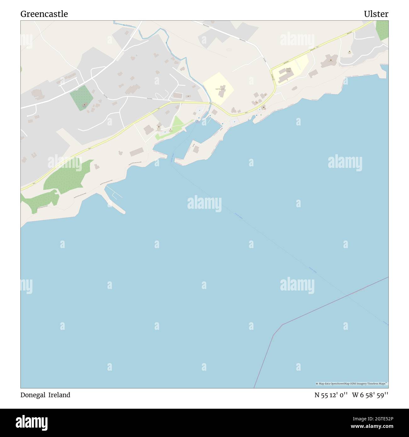 Map of greencastle Cut Out Stock Images & Pictures - Alamy