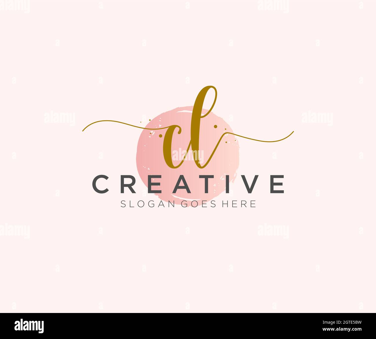 CL Feminine logo beauty monogram and elegant logo design, handwriting ...