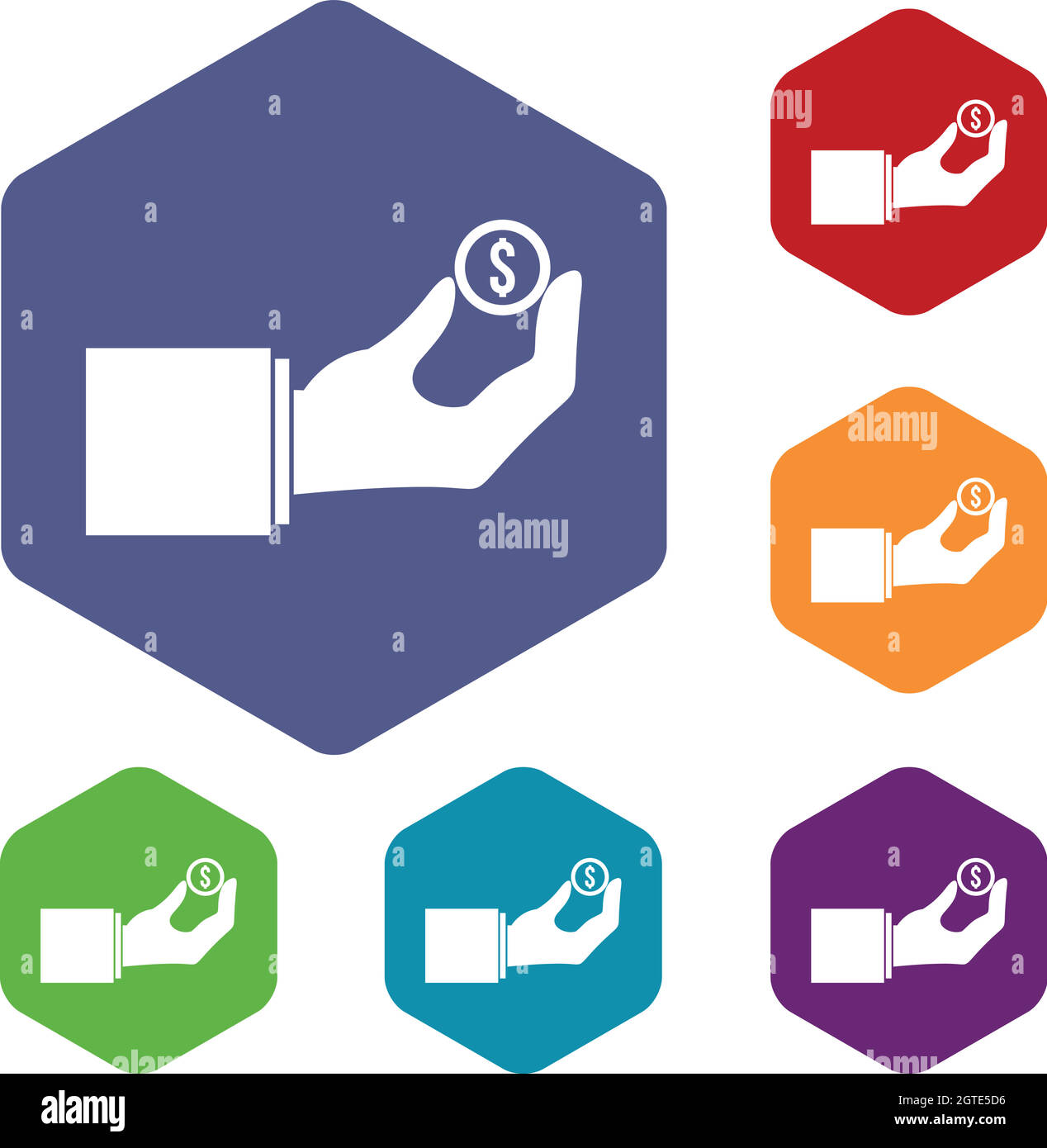 Money businessman coin icon Stock Vector Images - Alamy