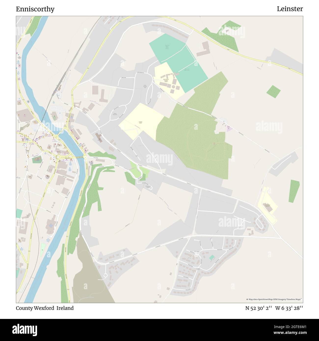 Enniscorthy map hi-res stock photography and images - Alamy