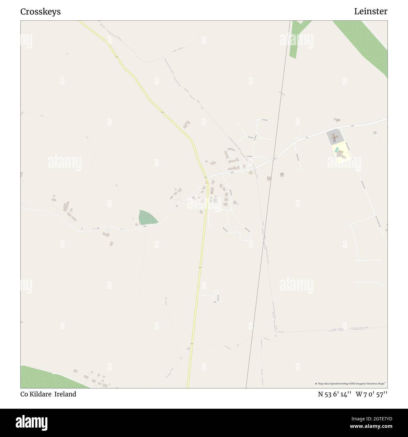 Crosskeys, Co Kildare, Ireland, Leinster, N 53 6' 14'', W 7 0' 57 ...