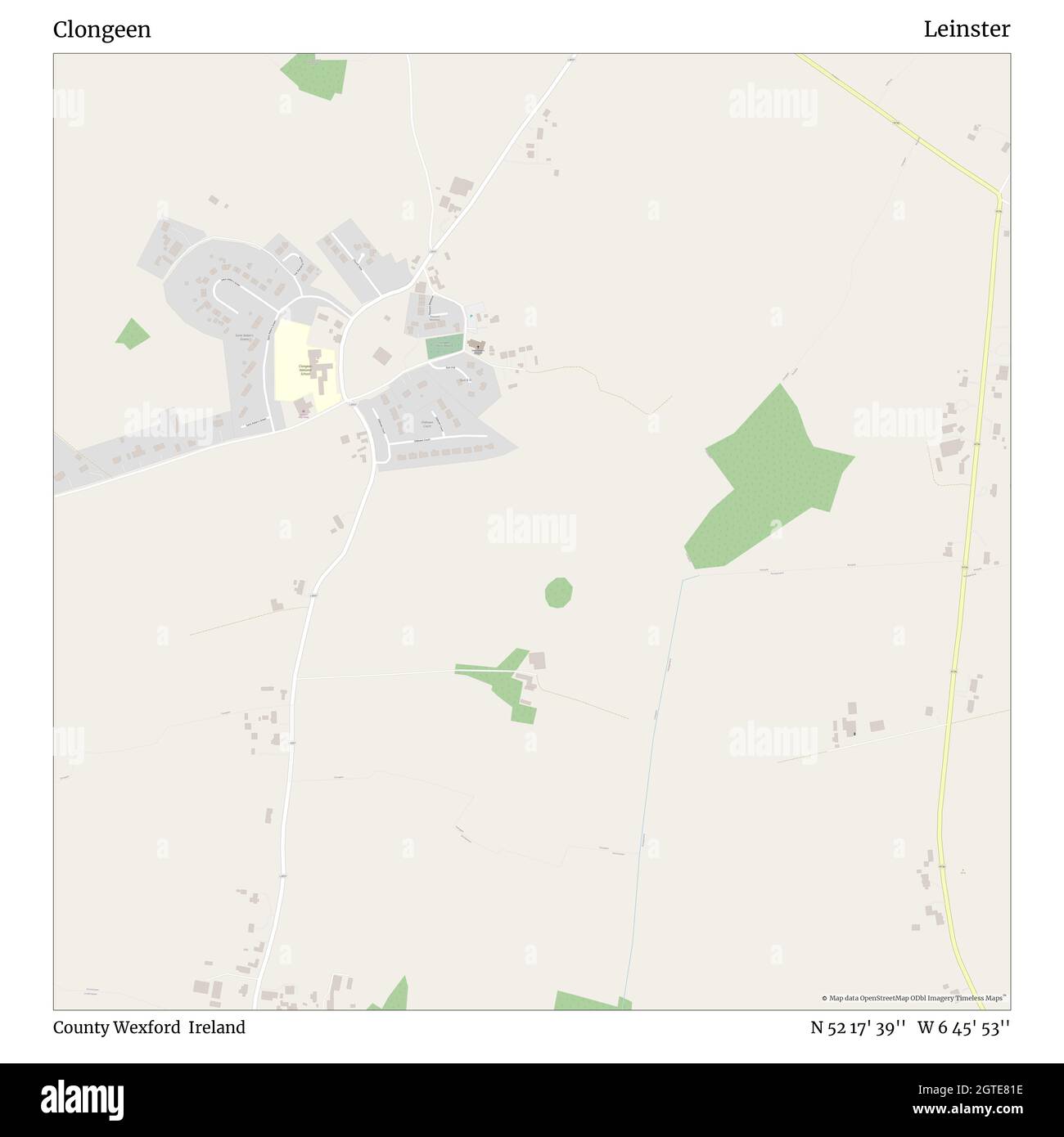 Clongeen, County Wexford, Ireland, Leinster, N 52 17' 39'', W 6 45' 53 ...