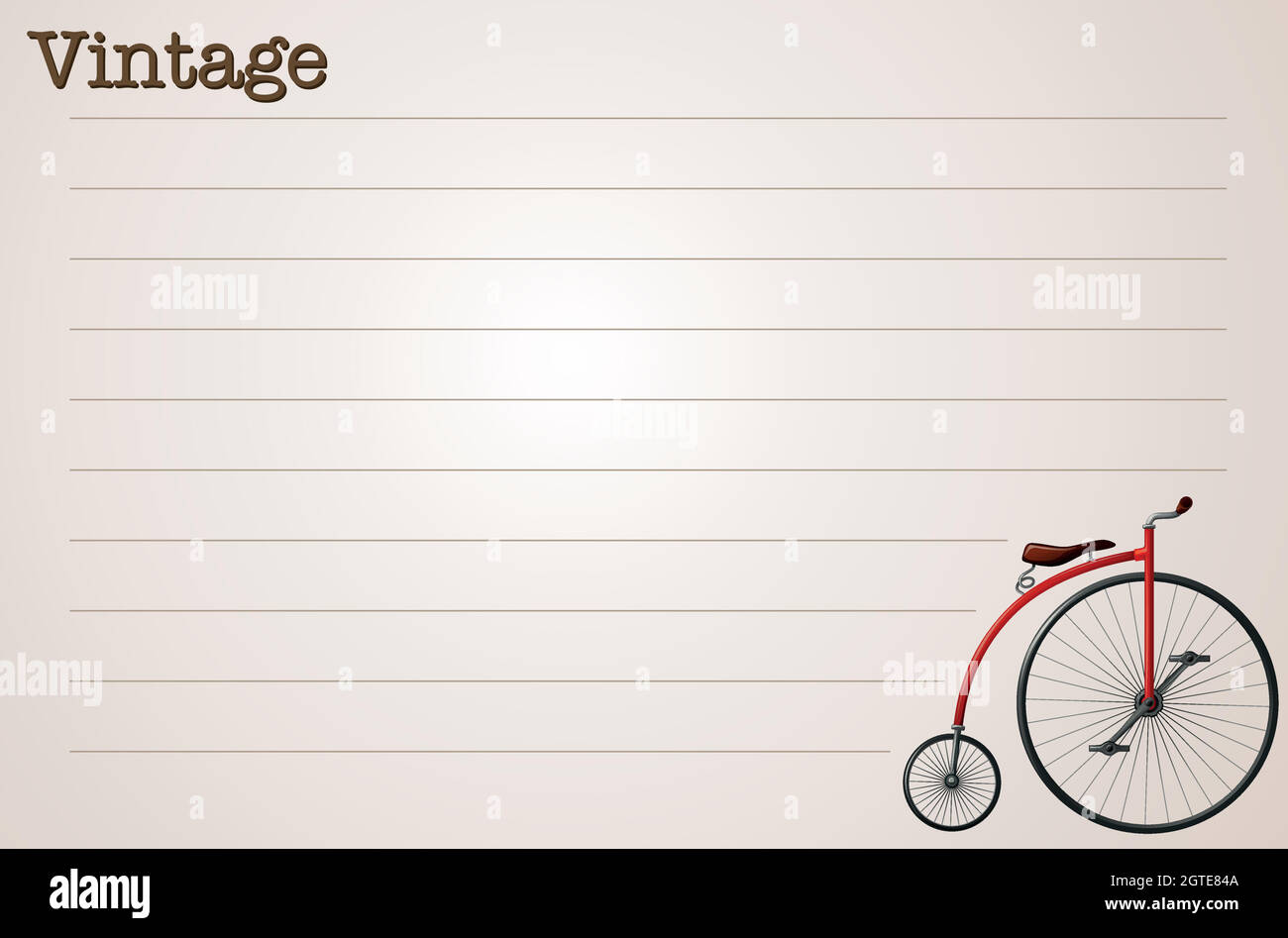 Line art blank vintage Stock Vector Images - Alamy