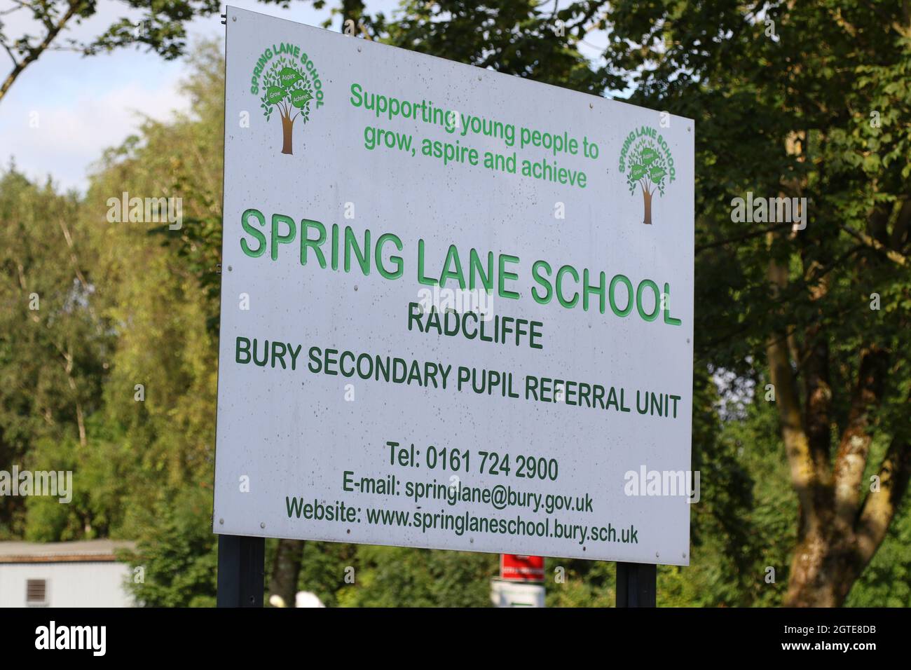 29 August 2021 Radcliffe, Manchester, United Kingdom.Spring Lane School ...