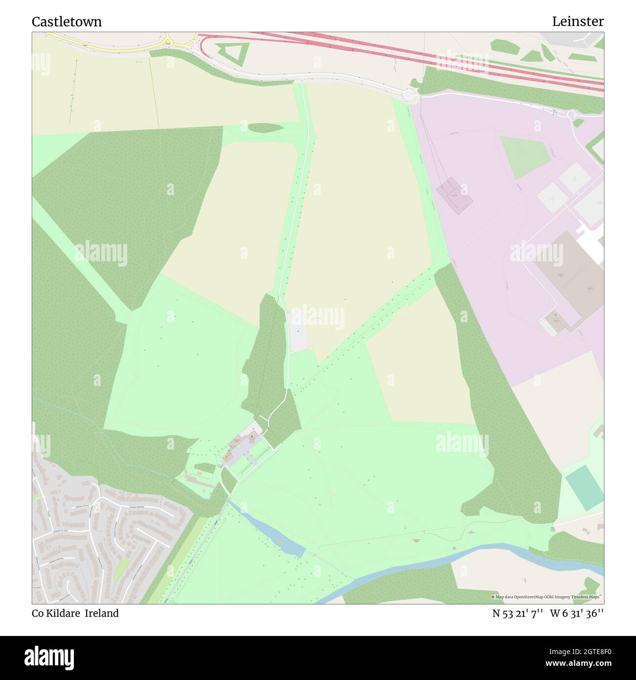 Map of castletown hi-res stock photography and images - Alamy