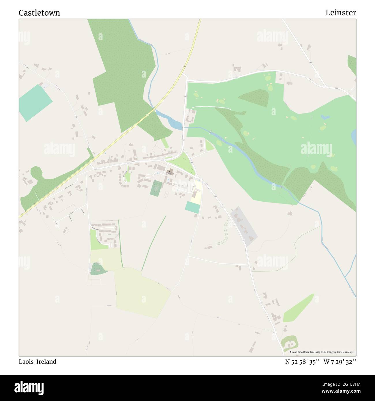 Map of castletown hi-res stock photography and images - Alamy