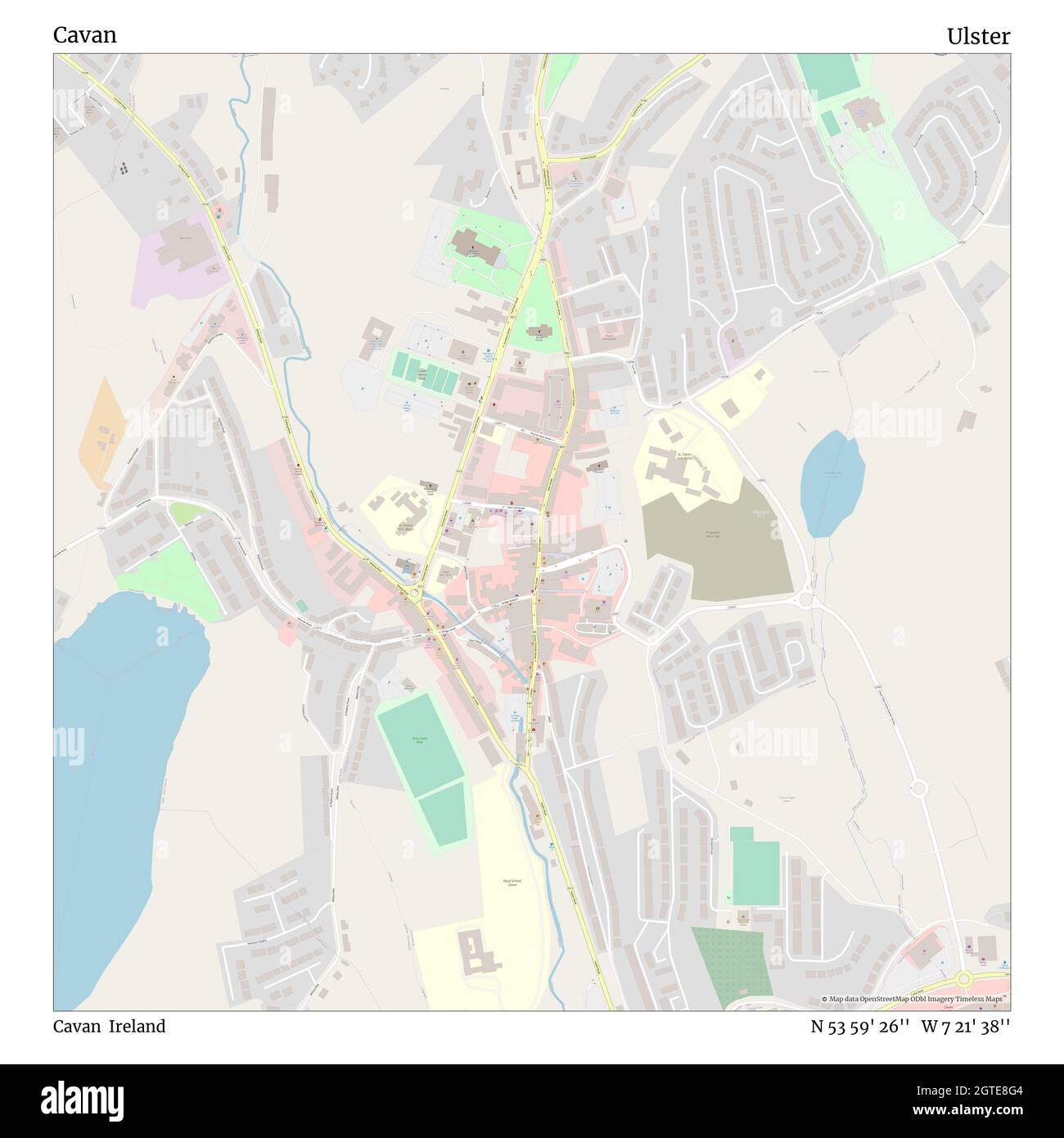Cavan, Cavan, Ireland, Ulster, N 53 59' 26'', W 7 21' 38'', map ...
