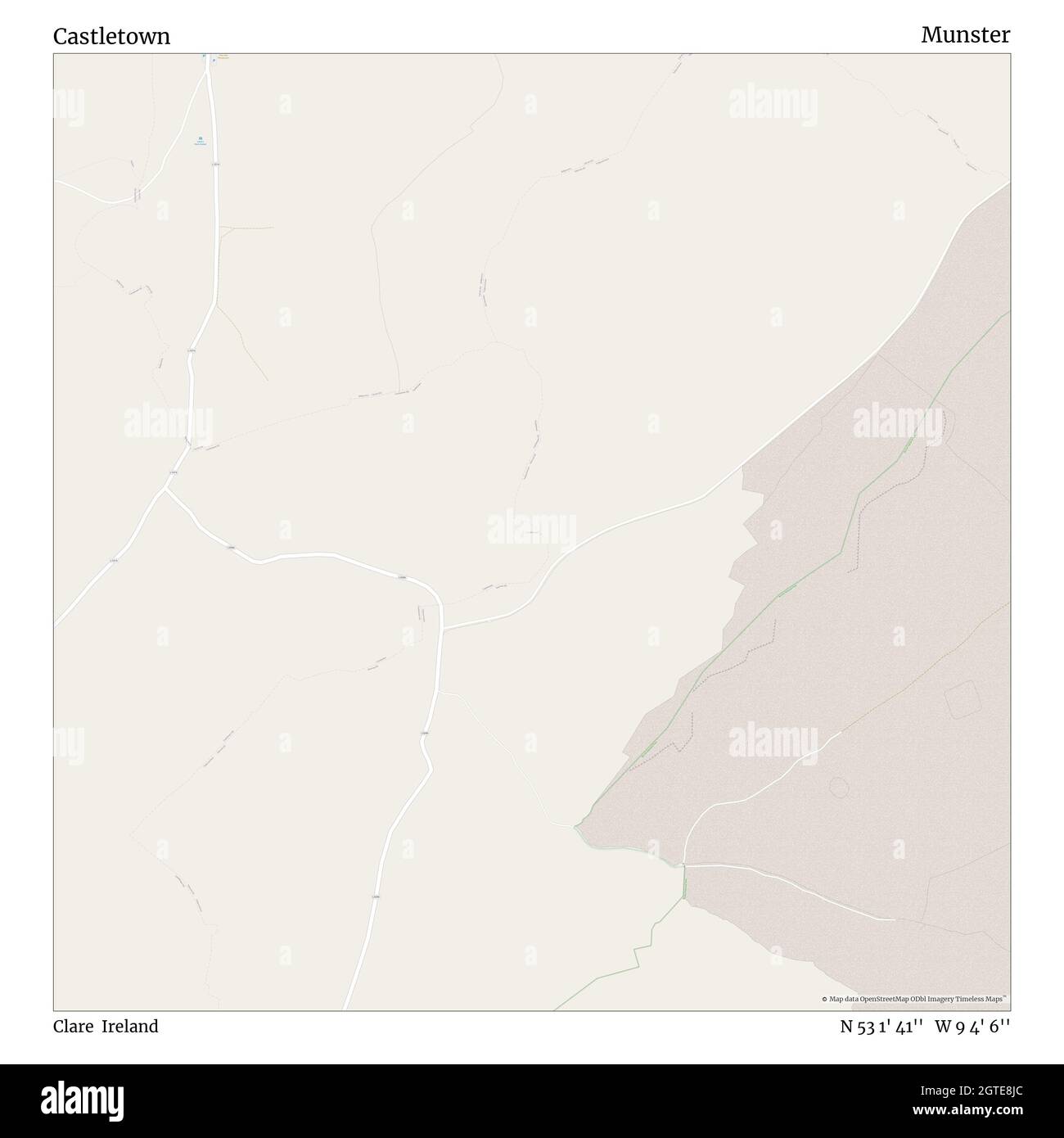 Map of castletown hi-res stock photography and images - Alamy