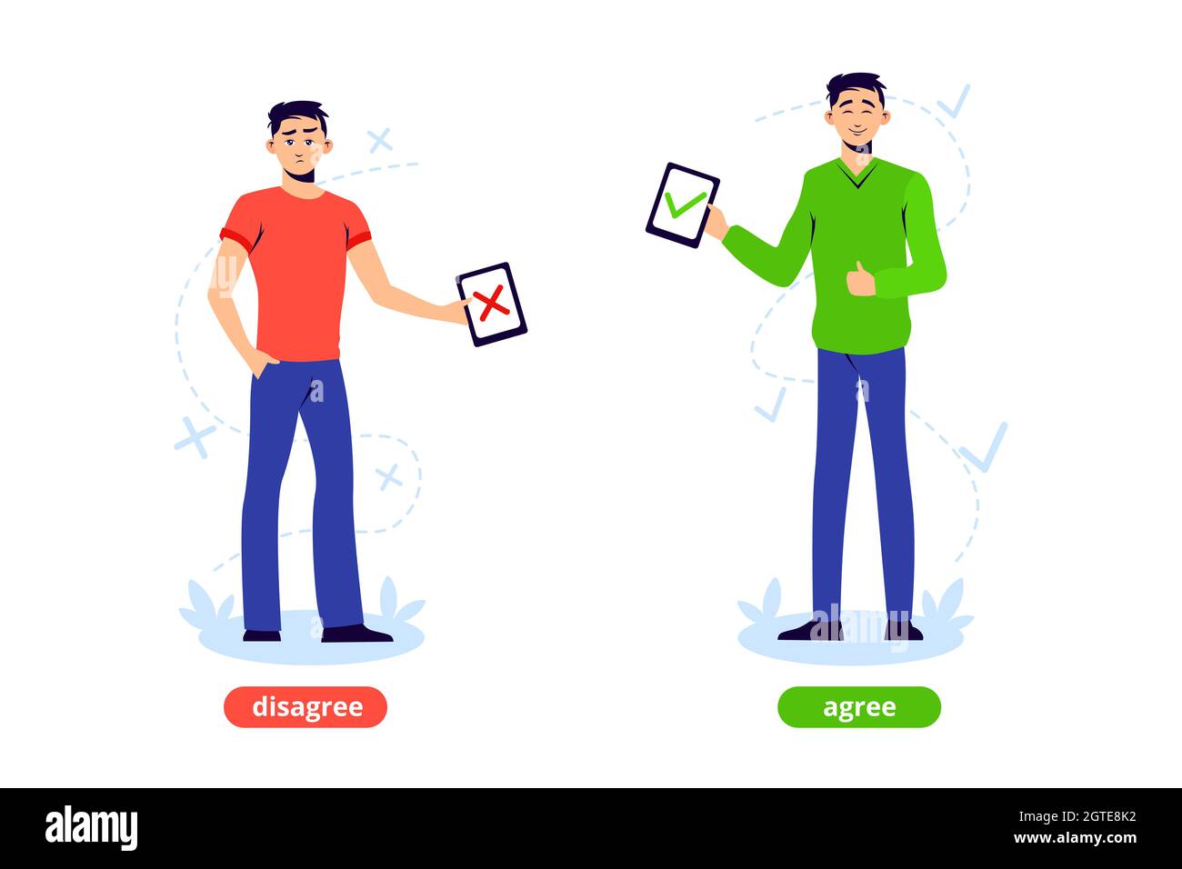 Agree Disagree Clipart