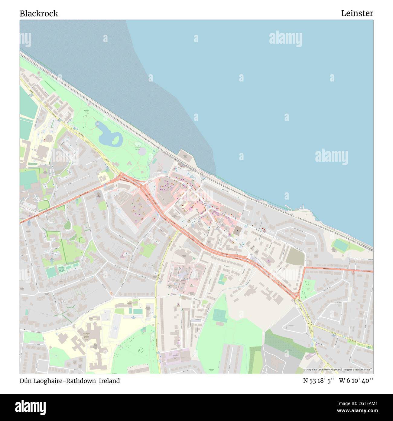 Blackrock, Dún Laoghaire-Rathdown, Ireland, Leinster, N 53 18' 5'', W 6 ...