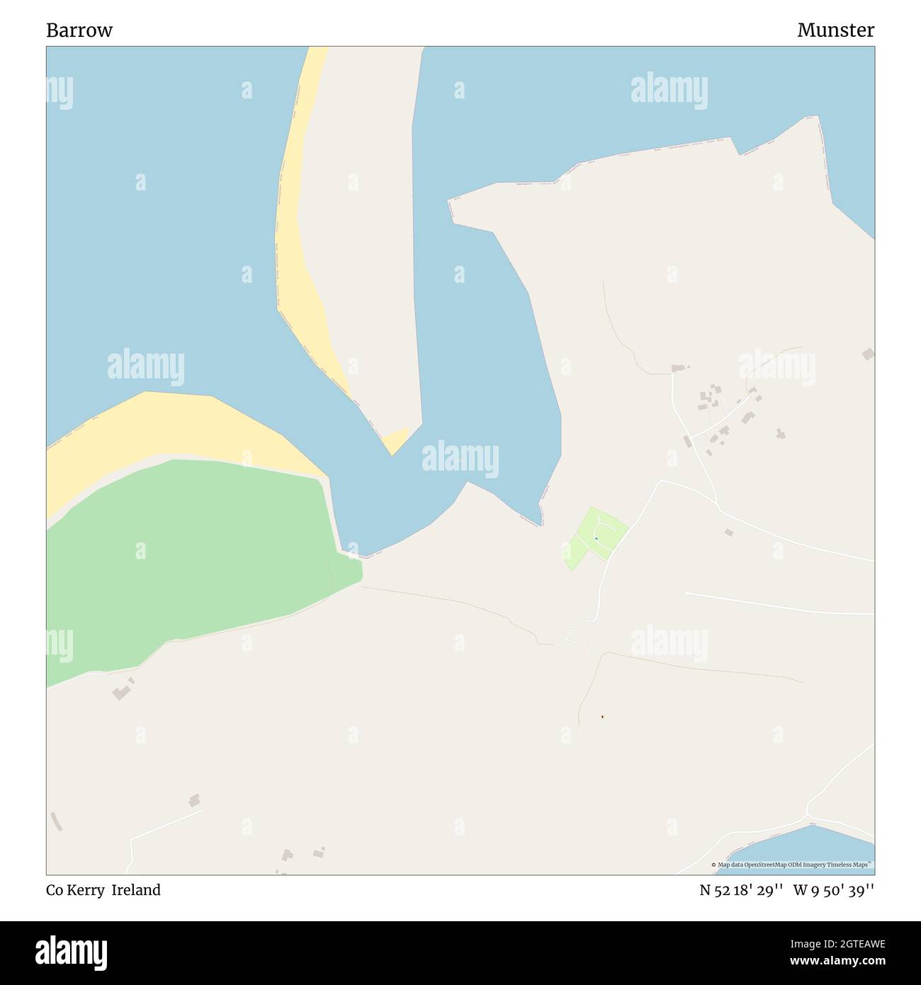 Barrow, Co Kerry, Ireland, Munster, N 52 18' 29'', W 9 50' 39'', map ...