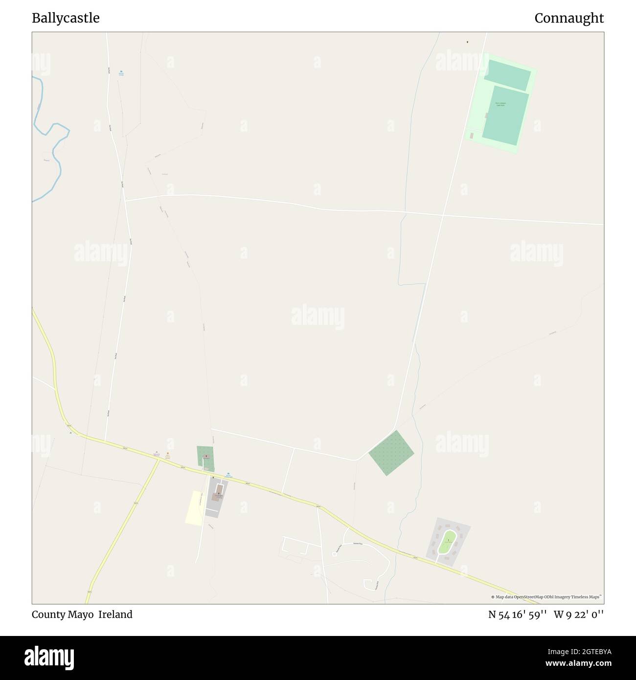 Ballycastle, County Mayo, Ireland, Connaught, N 54 16' 59'', W 9 22' 0 ...