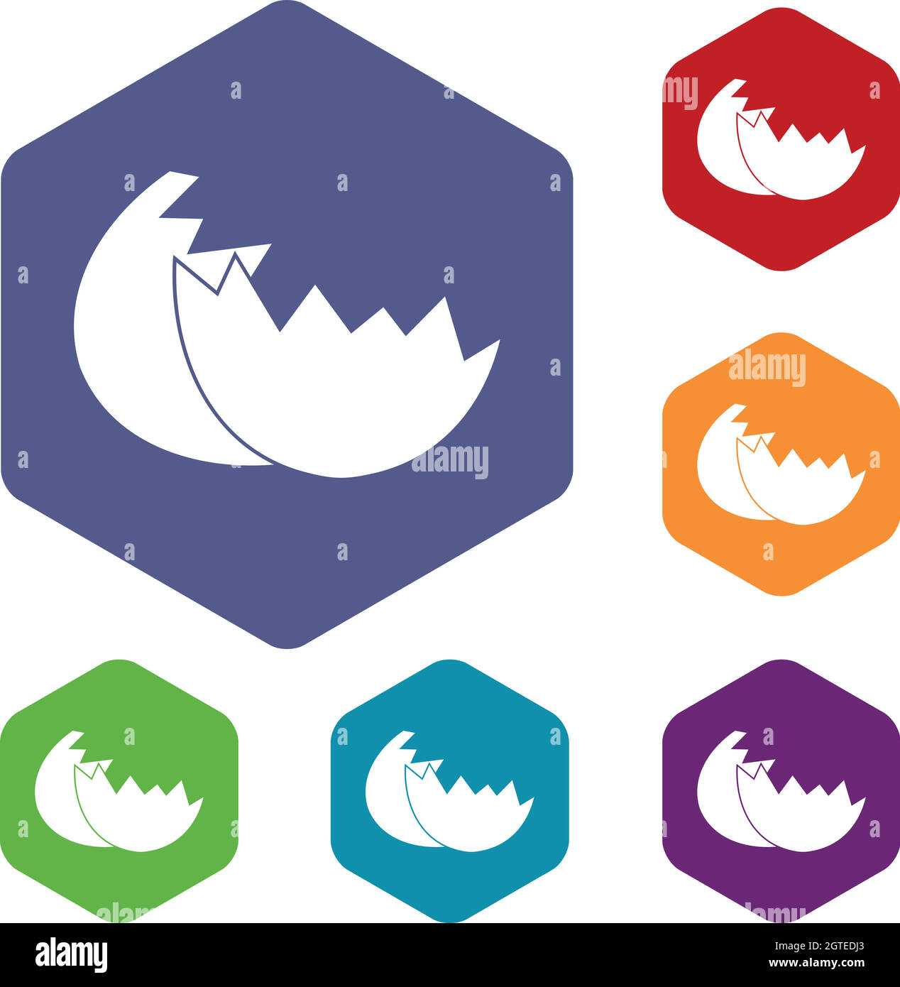 Egg shell icons set Stock Vector Image & Art - Alamy