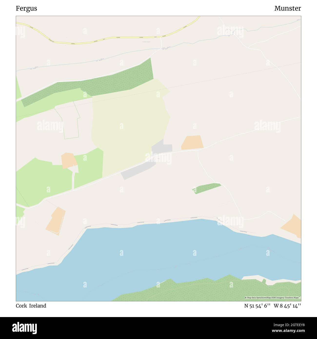 Fergus map Cut Out Stock Images & Pictures - Alamy