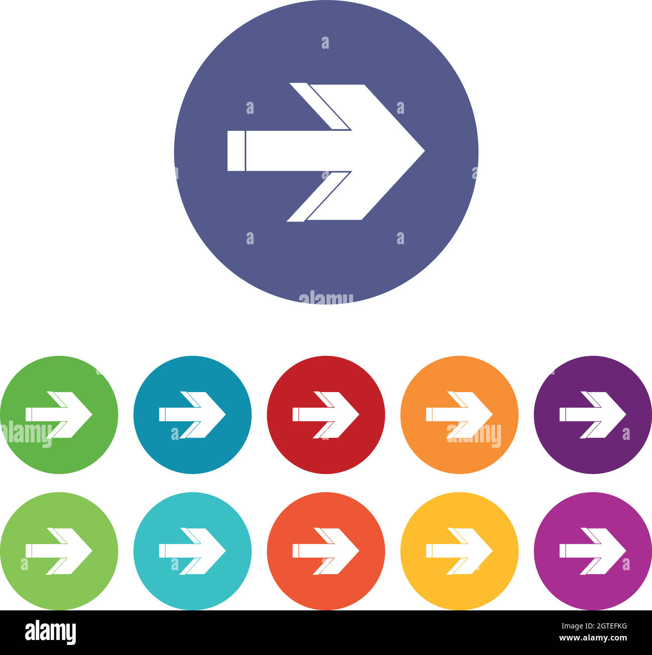 Arrow collection icon Stock Vector Images - Alamy