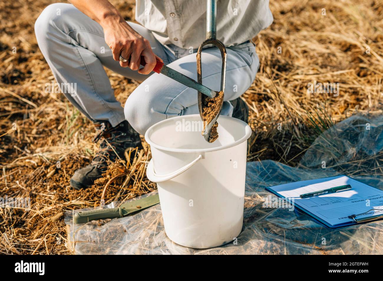 Soil sampler hi-res stock photography and images - Alamy