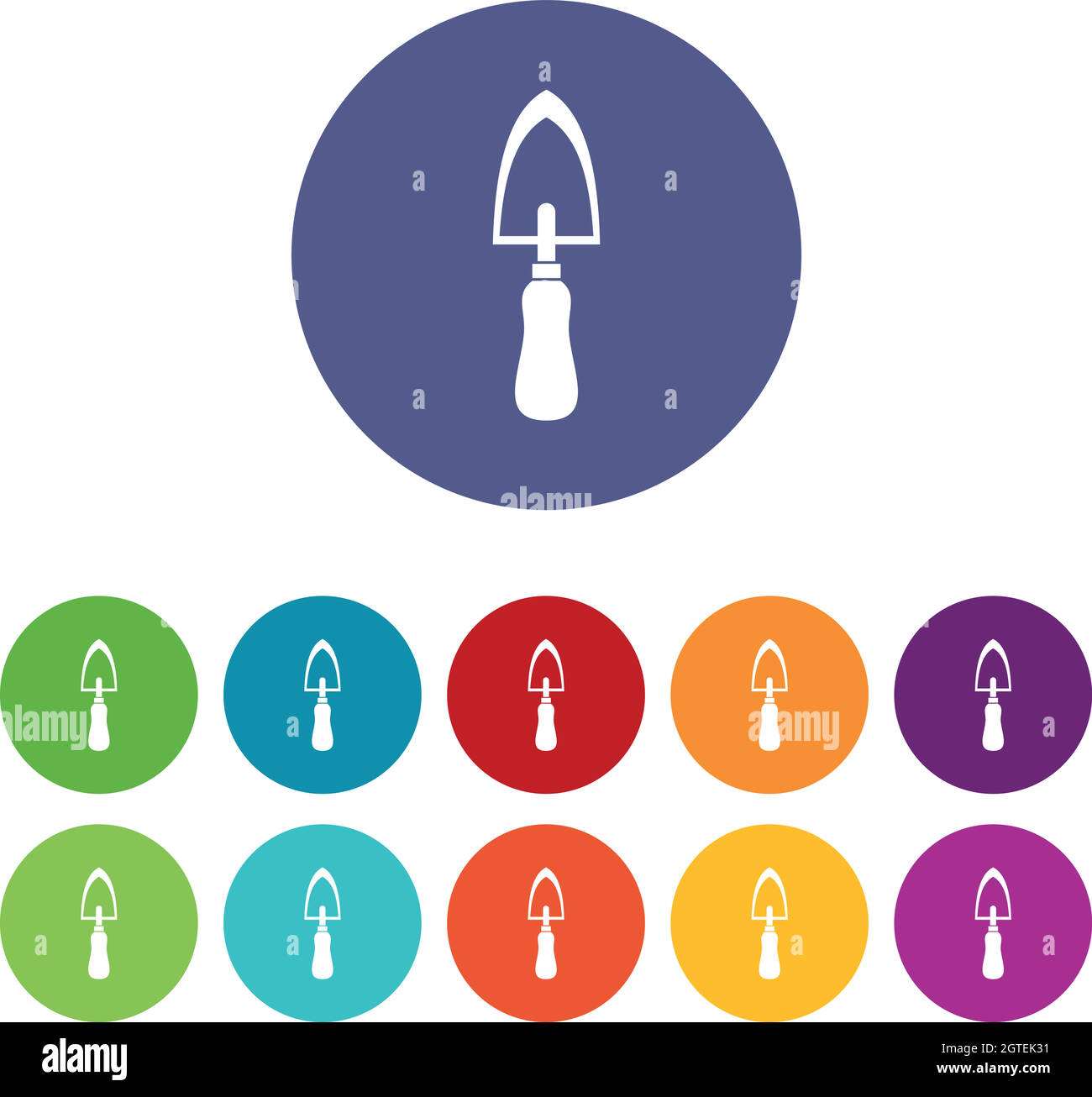 Garden trowel set icons Stock Vector Image & Art - Alamy