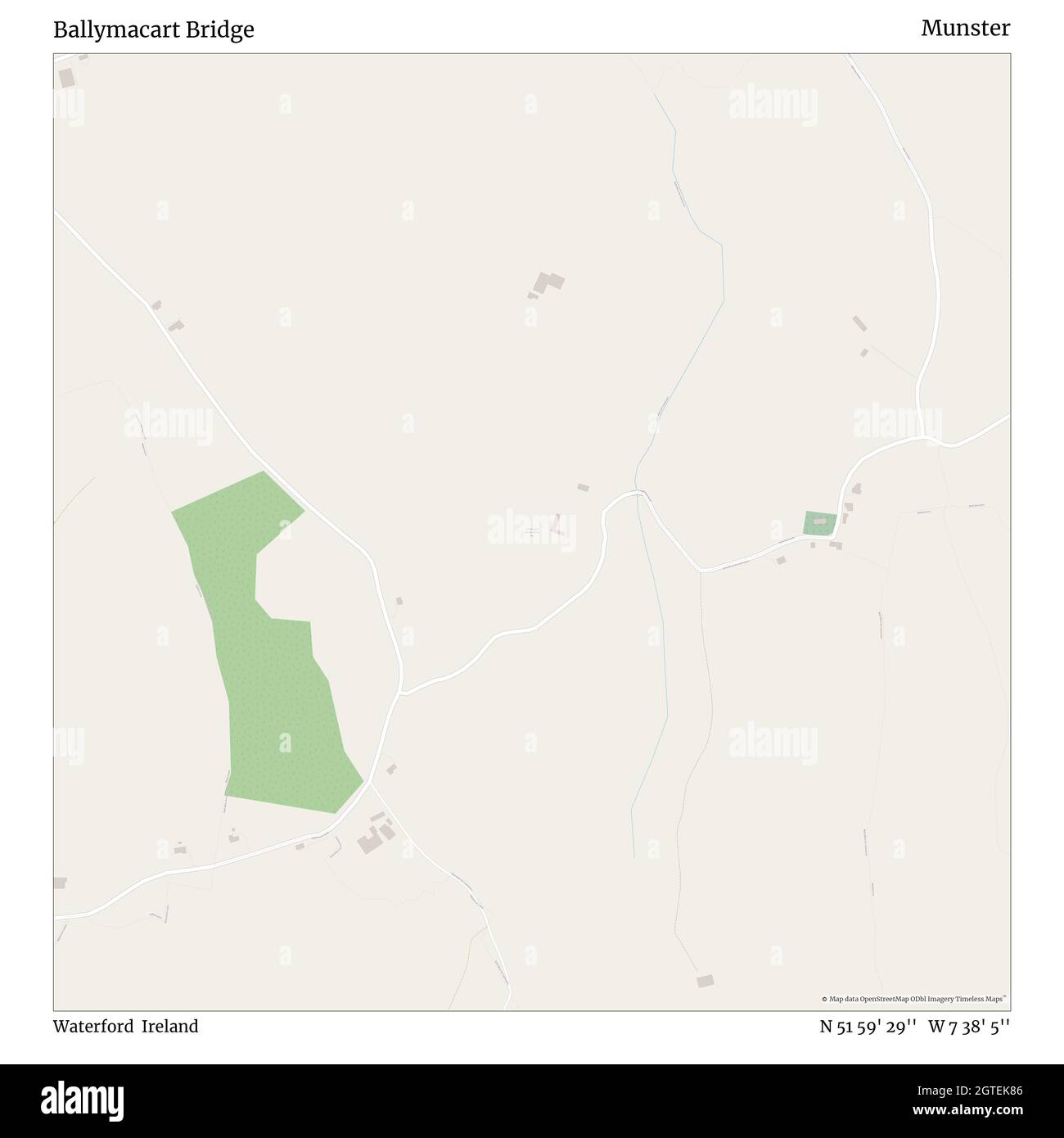 Ballymacart Bridge, Waterford, Ireland, Munster, N 51 59' 29'', W 7 38 ...
