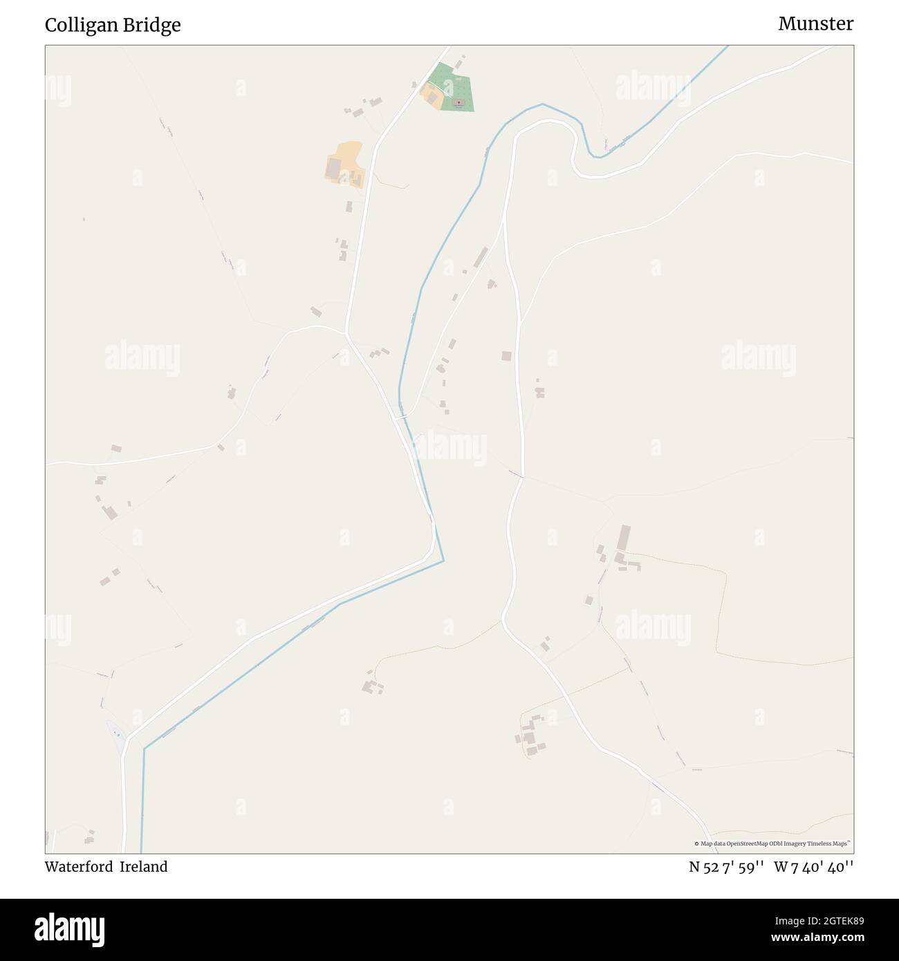 Colligan Bridge, Waterford, Ireland, Munster, N 52 7' 59'', W 7 40' 40 ...