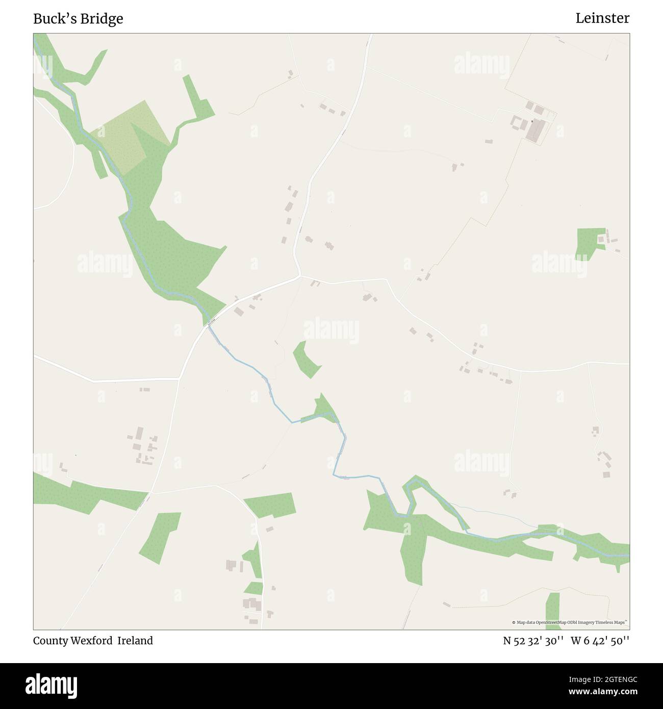 Buck’s Bridge, County Wexford, Ireland, Leinster, N 52 32' 30'', W 6 42 ...