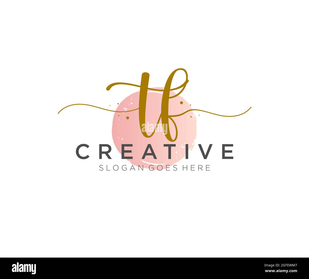 Tf initials logo hi-res stock photography and images - Alamy