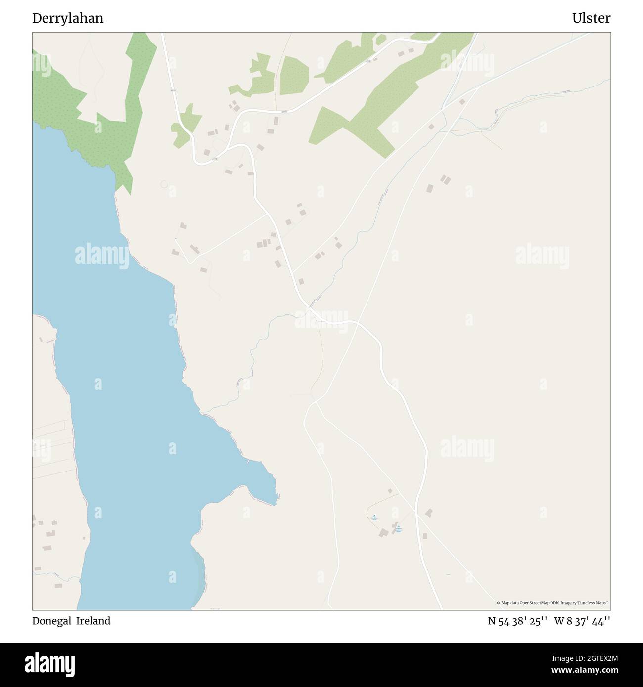 Donegal map hi-res stock photography and images - Alamy