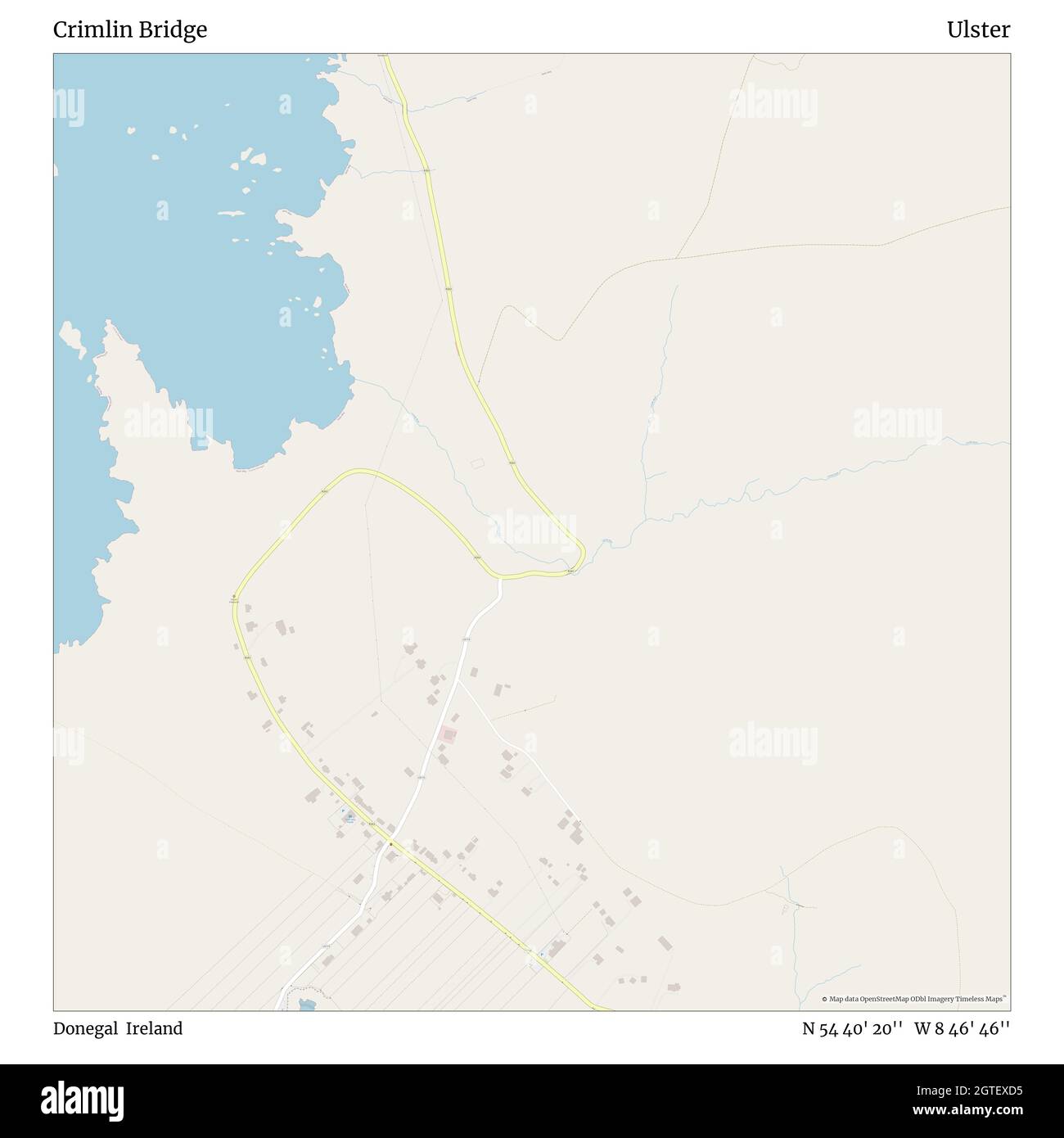 Crimlin Bridge, Donegal, Ireland, Ulster, N 54 40' 20'', W 8 46' 46 ...
