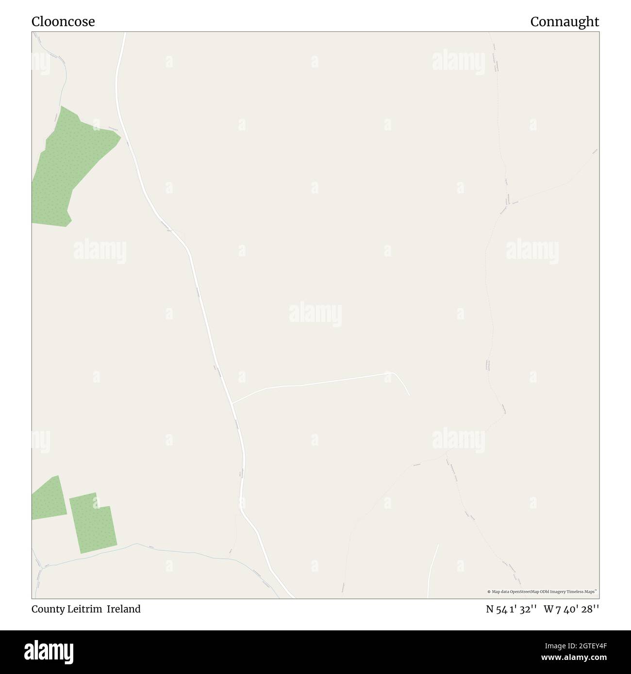 Clooncose, County Leitrim, Ireland, Connaught, N 54 1' 32'', W 7 40' 28 ...