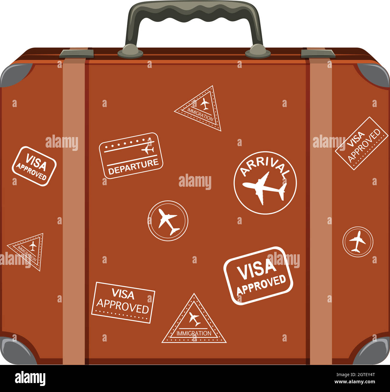 Vintage Suitcase Vector
